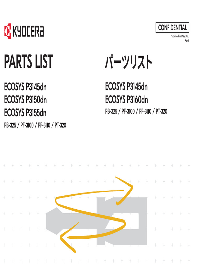 p3145dn p3150dn P3155dnenplr6 Assc | PDF