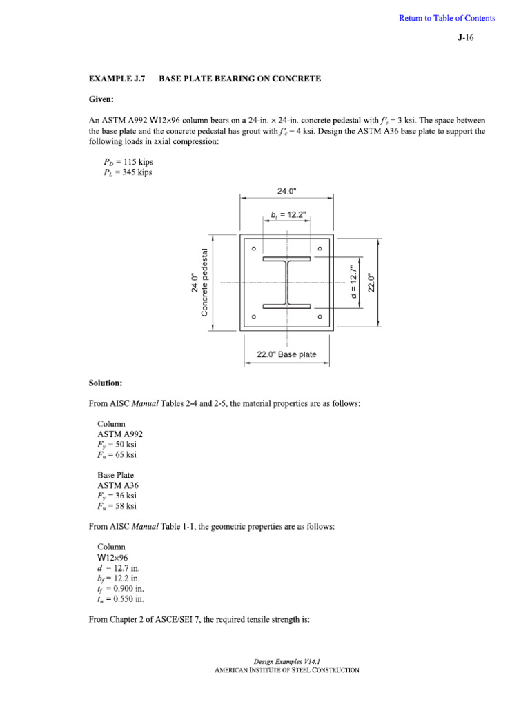 Baseplate Design | PDF