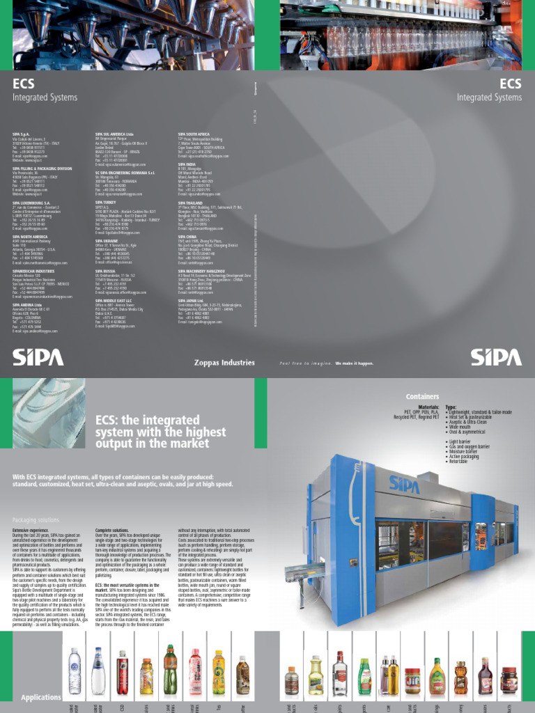 Integrated Systems SIPA System | PDF | Optical Fiber | Extrusion