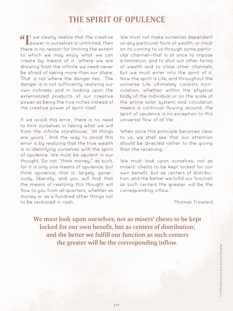 Spirit of Opulence | PDF