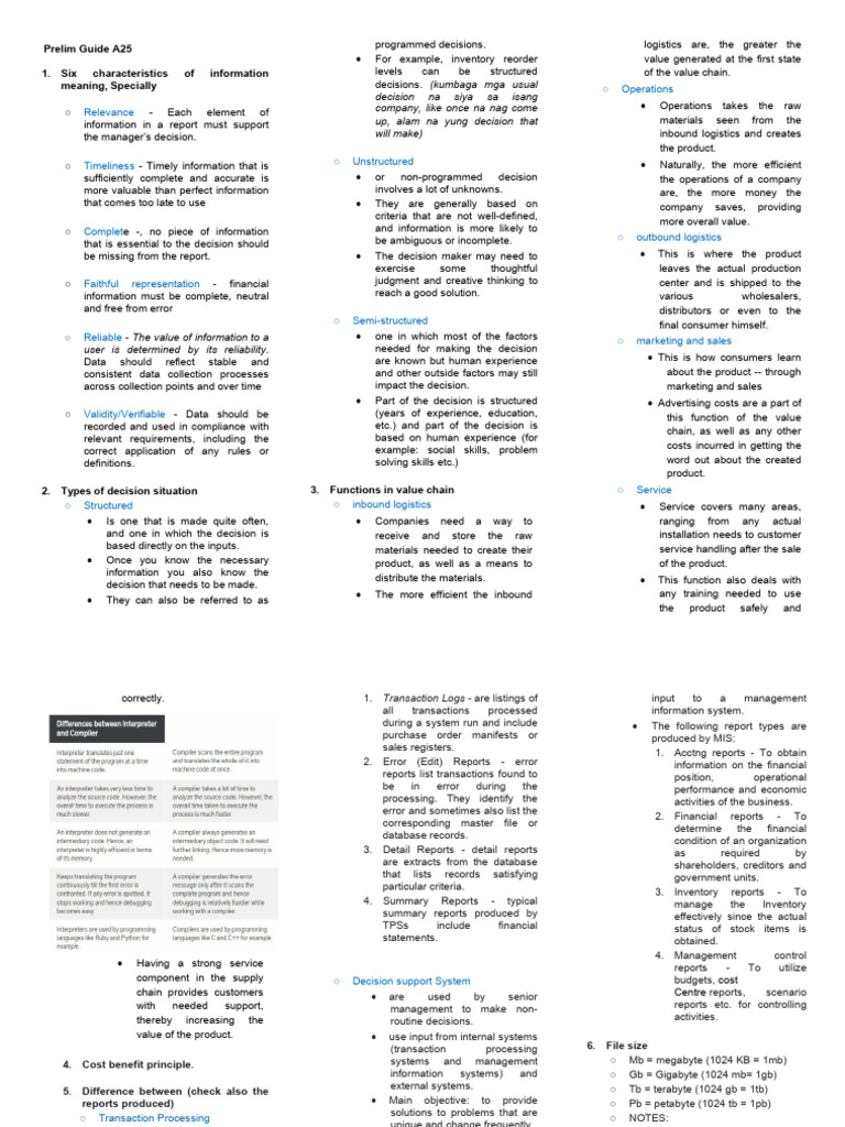 Audit in CIS Prelim Reviewer | PDF | Computer Security | Security