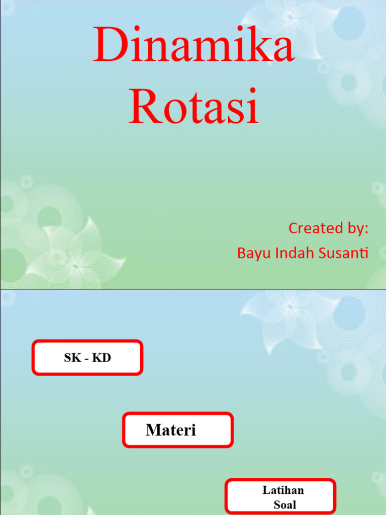Dinamika Rotasi | PDF