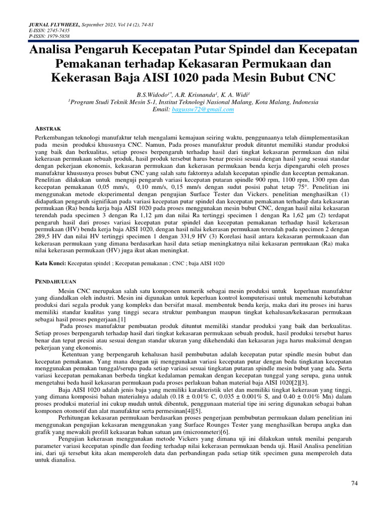Mesin CNC | PDF | Teknologi & Rekayasa
