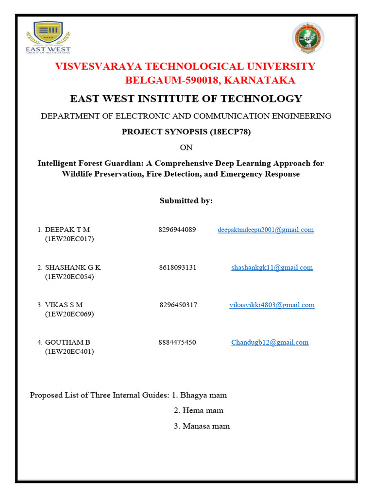 Final Project Synopsis-1 | PDF Final Project Synopsis-1 | PDF