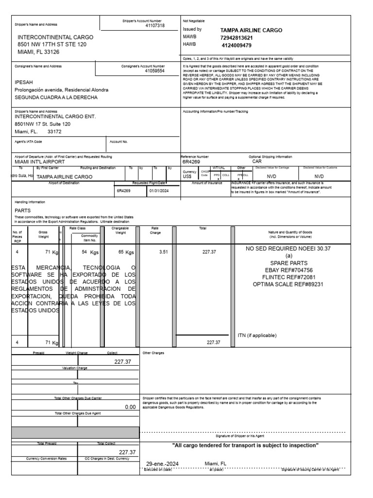 Guias 0102 | PDF | Cargo | Transport
