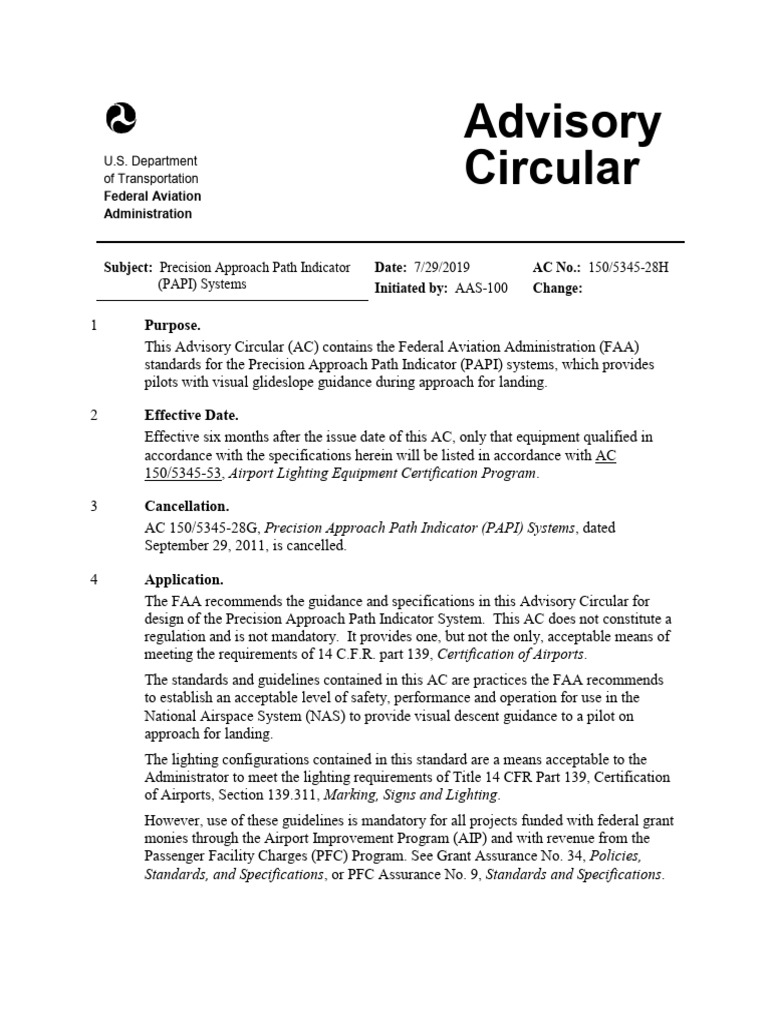 Advisory Circular: Purpose | PDF | Electrical Connector | Alternating ...