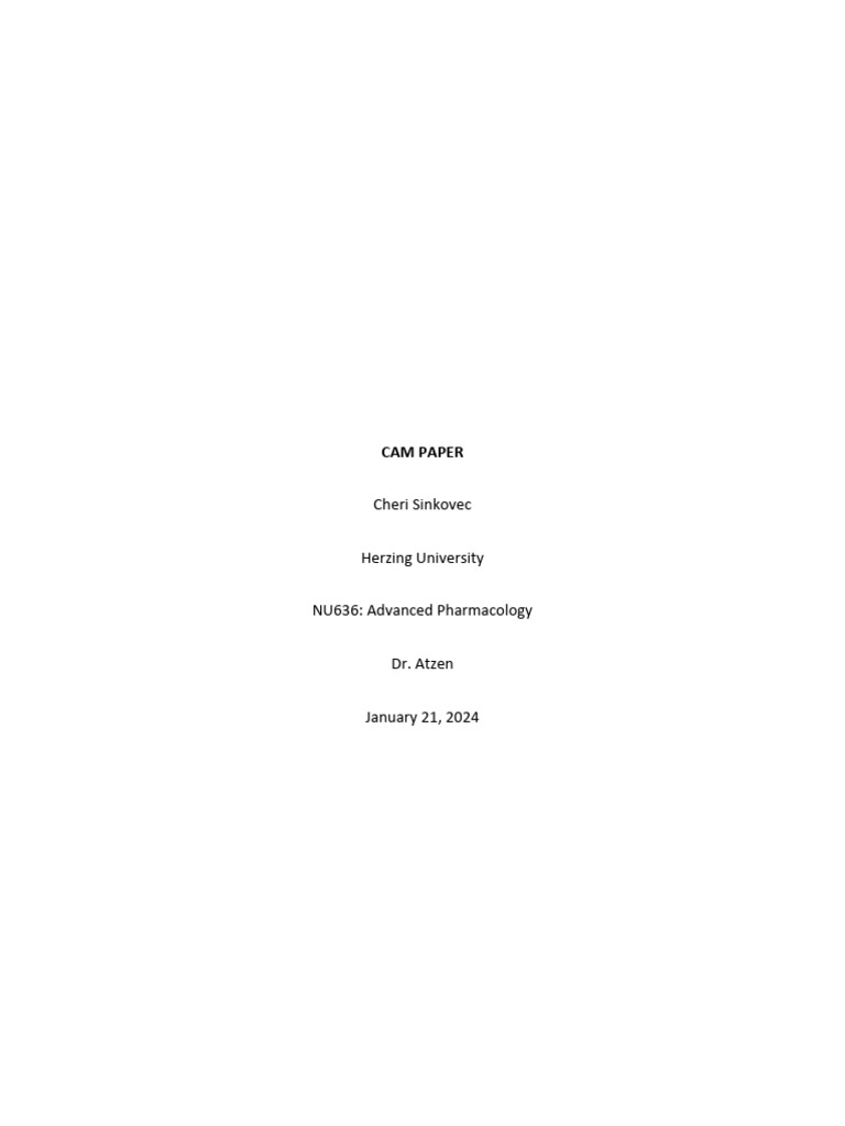 Cam Paper | PDF