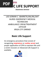 Basic Life Support | PDF | Survival Skills | Cardiopulmonary Resuscitation