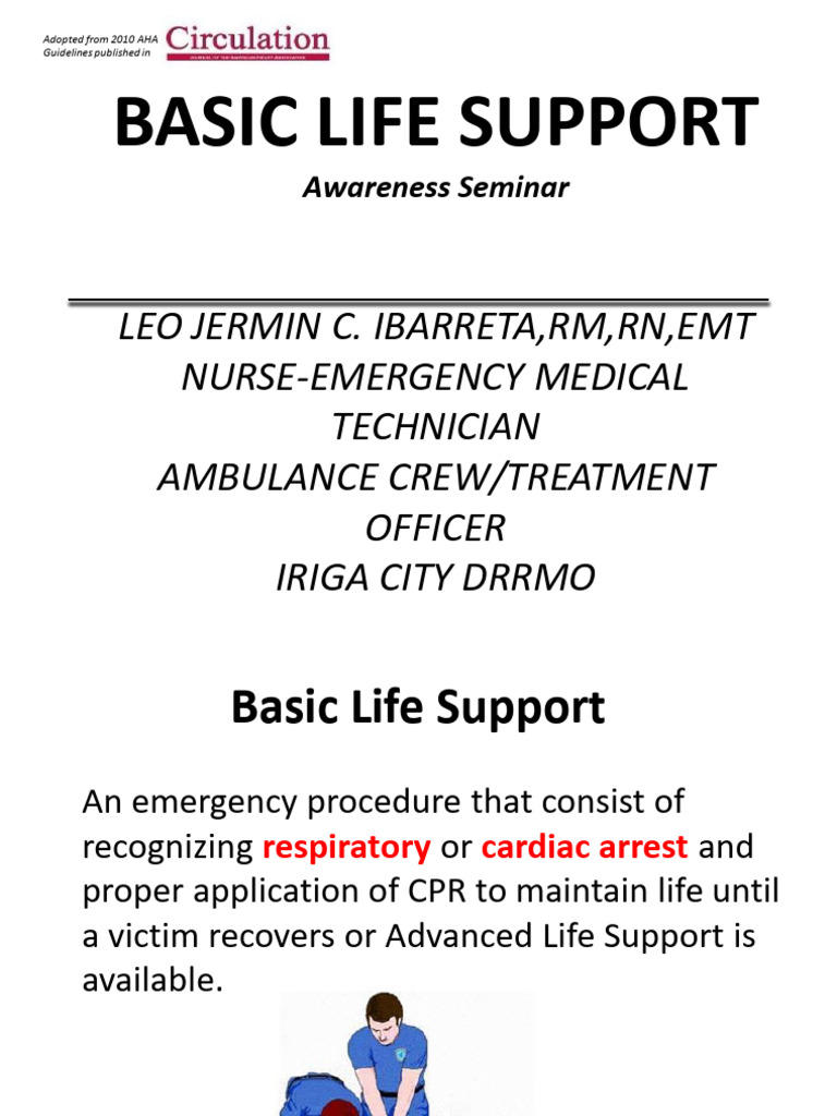 BLS Powerpoint | PDF | Cardiopulmonary Resuscitation | Medical Treatments