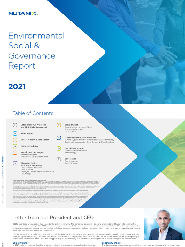 Csr Report 2021 | PDF
