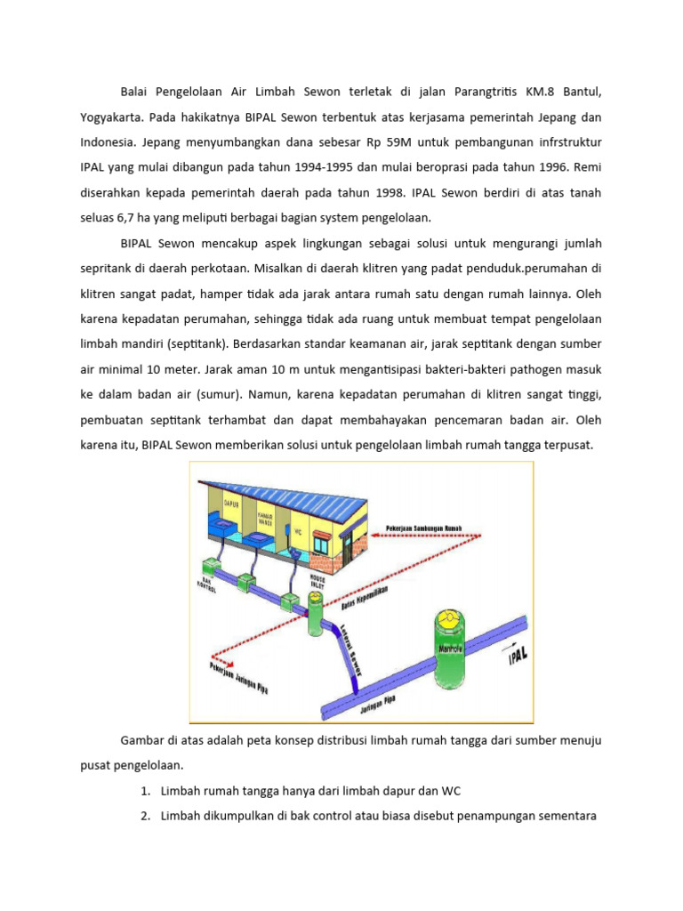 Ipal Sewon-1 | PDF