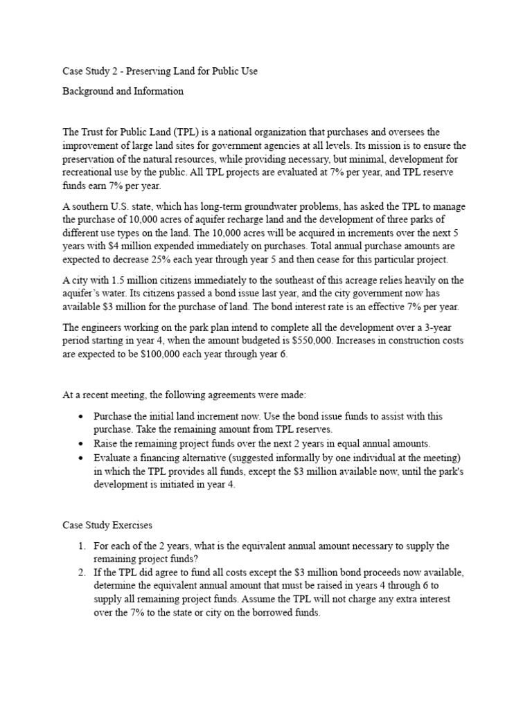 Case Study 2 | PDF | Taxes | Conservation Biology