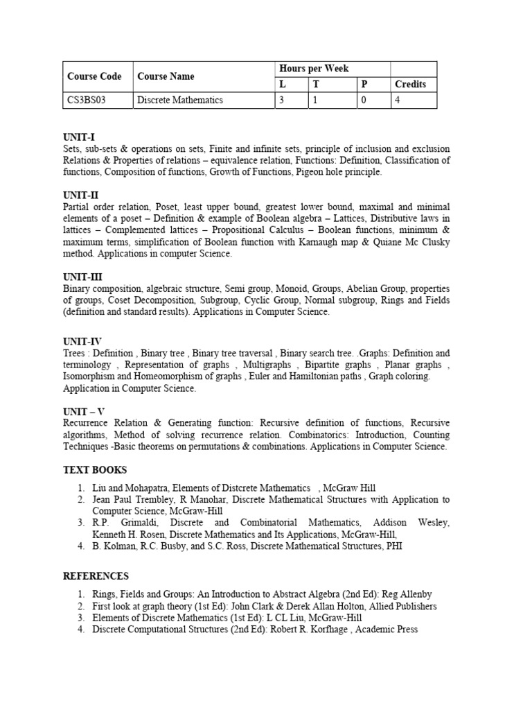 Syllabu 3rd - Sem | PDF | Object (Computer Science) | Class (Computer Programming)