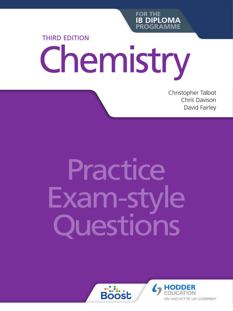 Chemistry Ibdp Exam Syle Questions | PDF | Isotope | Atoms