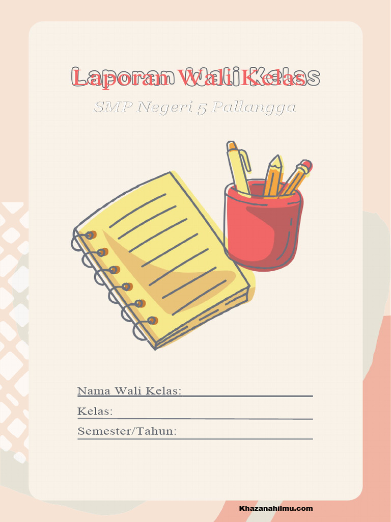Contoh Laporan Wali Kelas | PDF
