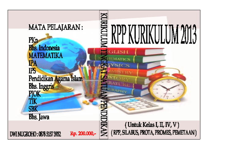 Cover RPP SD KTSP | PDF