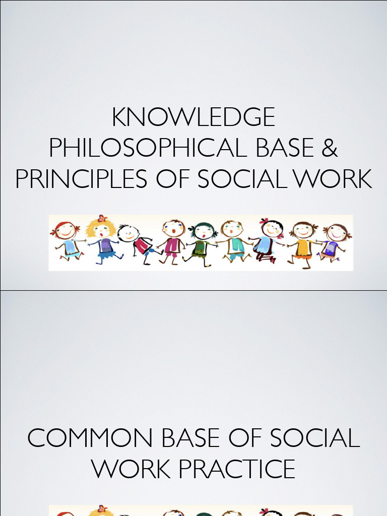 Social Work Knowledge and Principles Guide | PDF