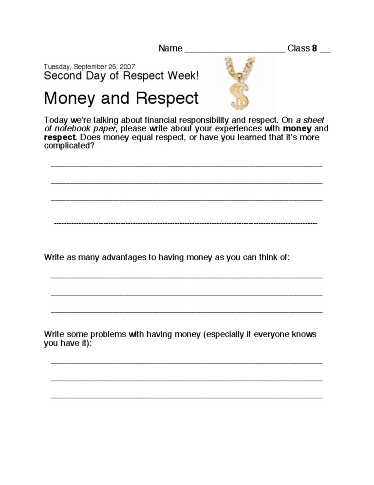 Money Respect Bell Ring | PDF