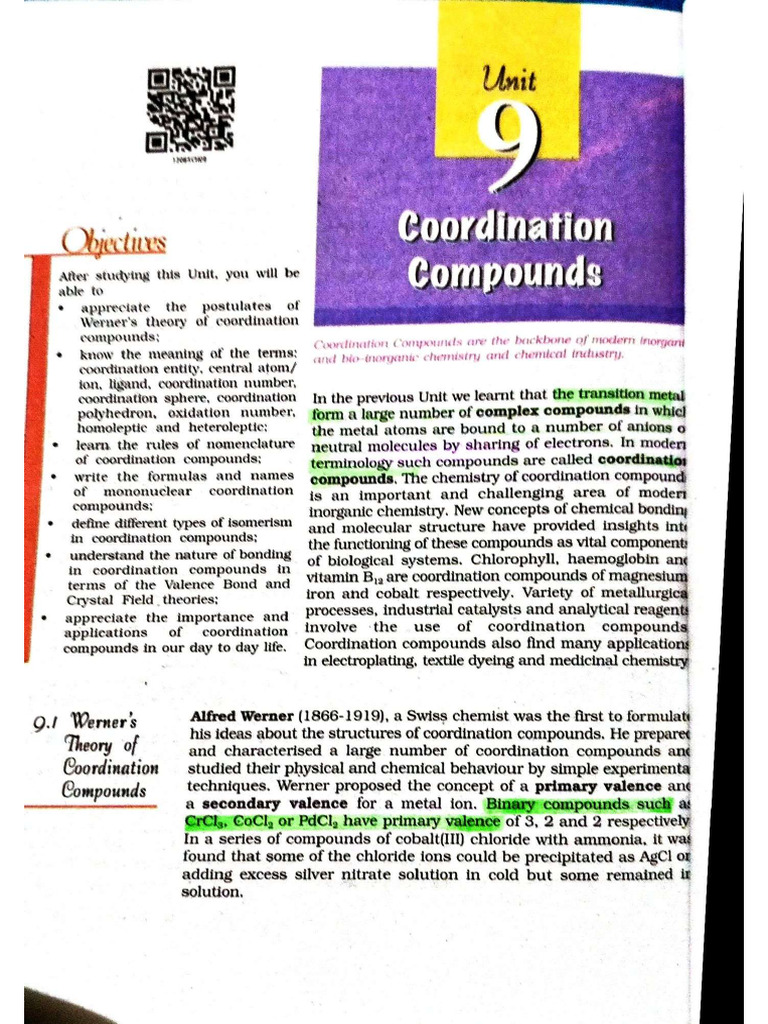 Coordination Compounds | PDF