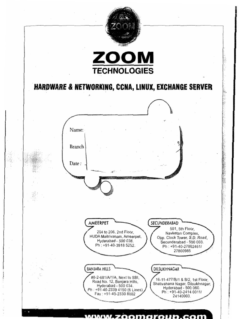 Zoom Hardware | PDF