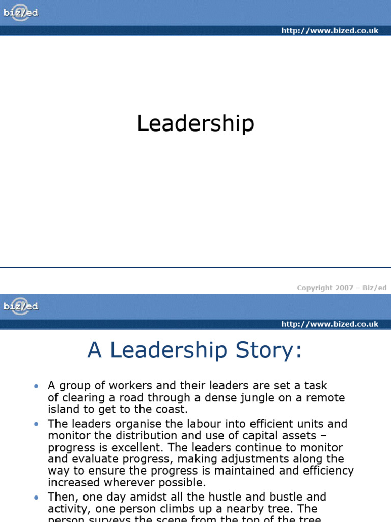 Leadertypes (Lecture 1) | PDF | Leadership | Employment