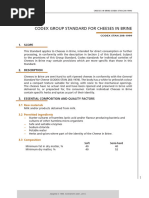 Codex Alimentarius | PDF | Cheese | Dairy Products