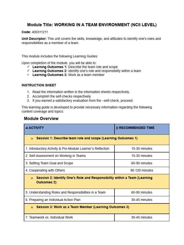 21st Century Module Template | PDF