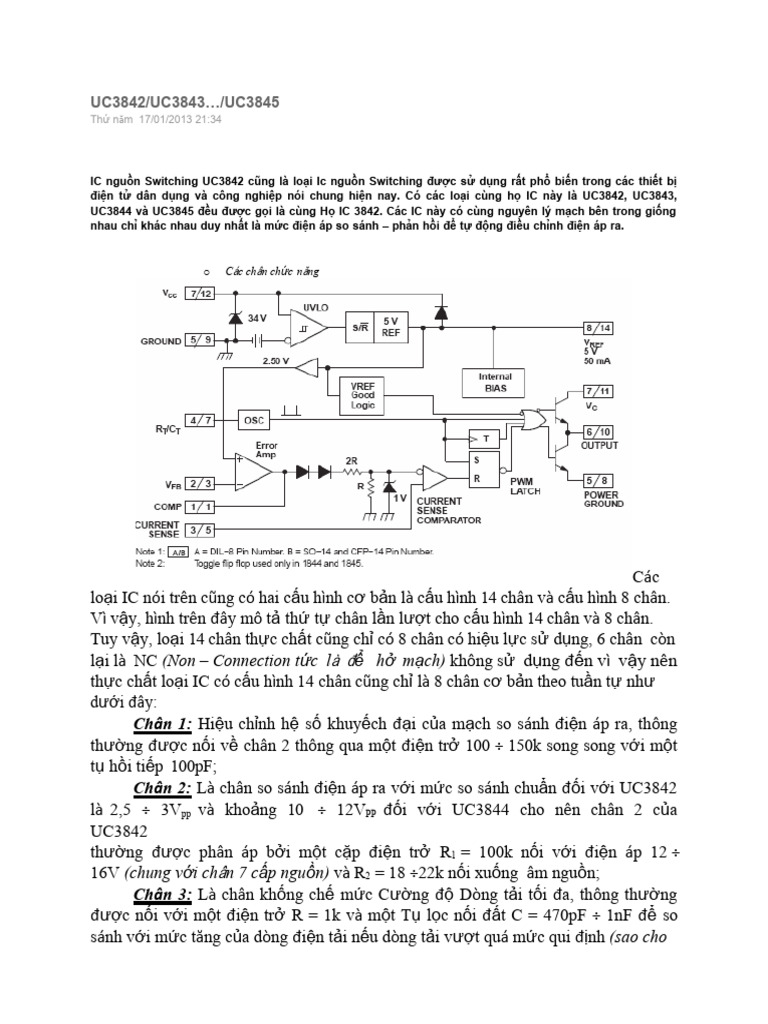 Uc3842 Uc3843 Uc3845 964487 | PDF