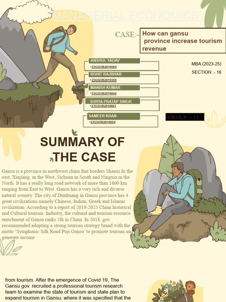 Boosting Gansu's Tourism Revenue Strategies | PDF | China | World Politics