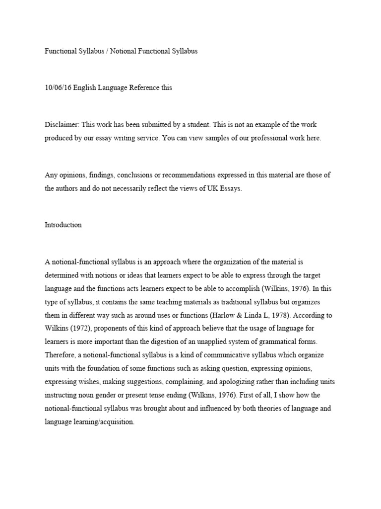Functional Syllabus | PDF | Language Acquisition | Linguistics