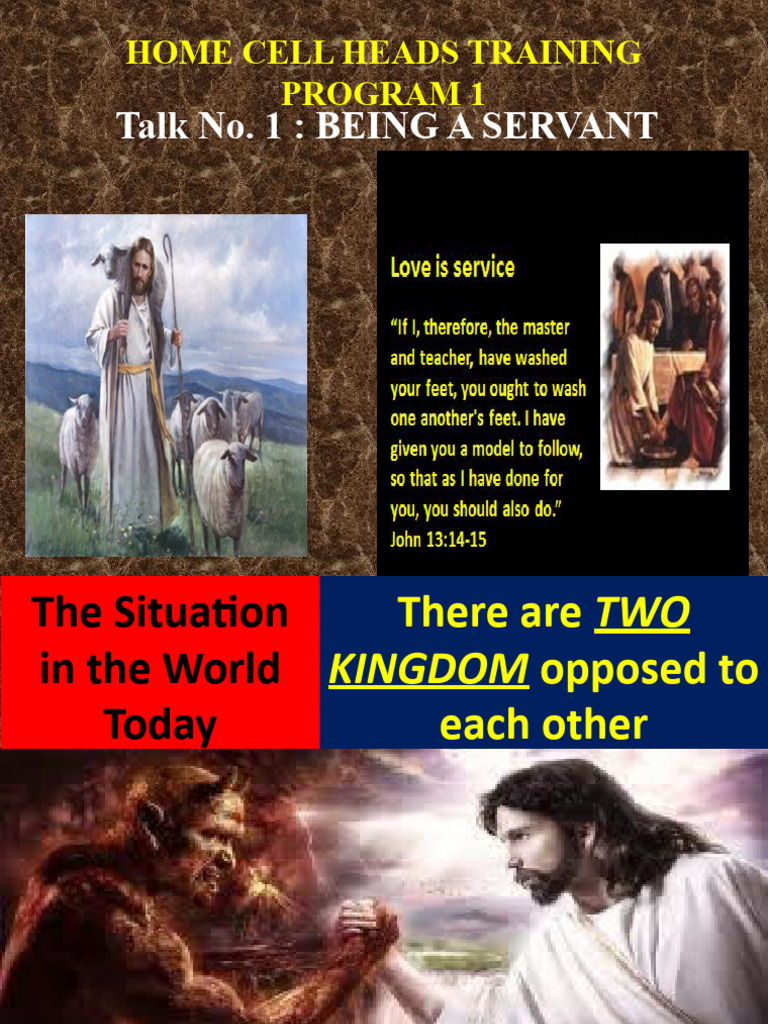 Talk No. 1 Being A Servant | PDF