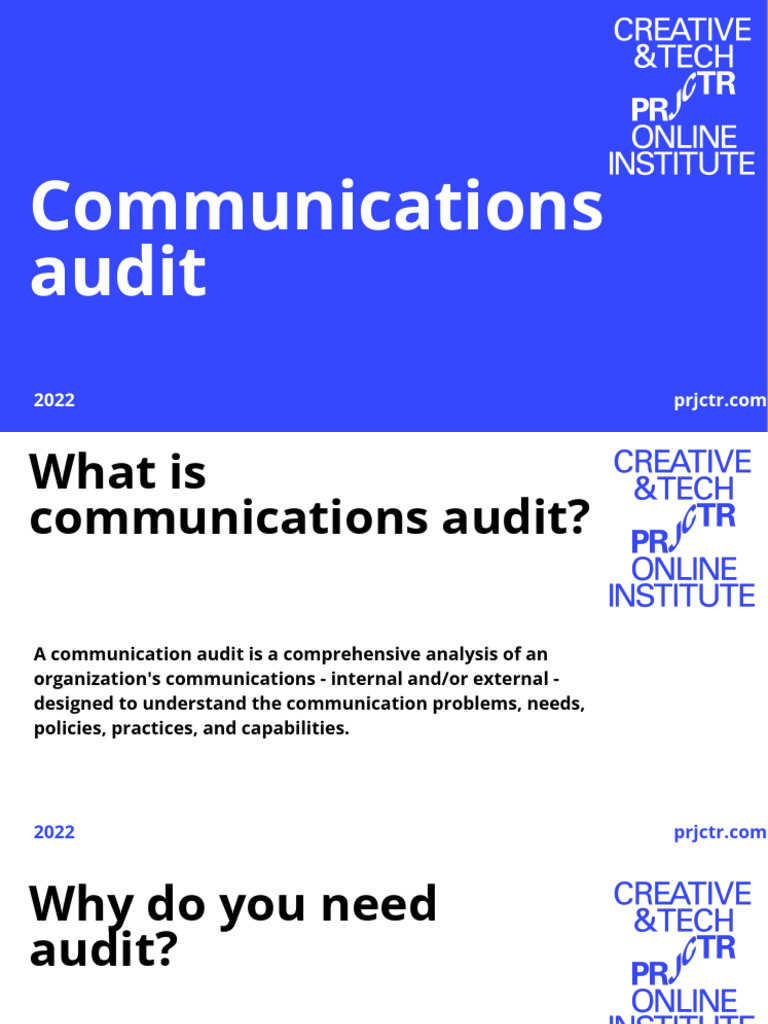 Communications Audit | PDF | Business