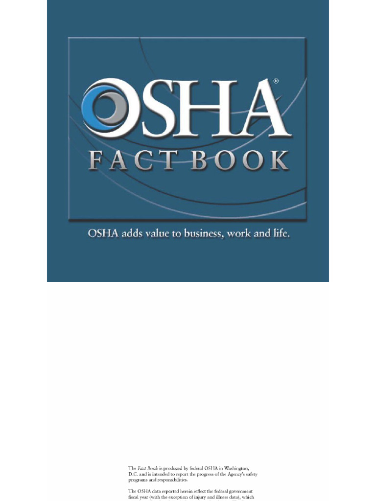 OSHA Fact Book v1 | PDF