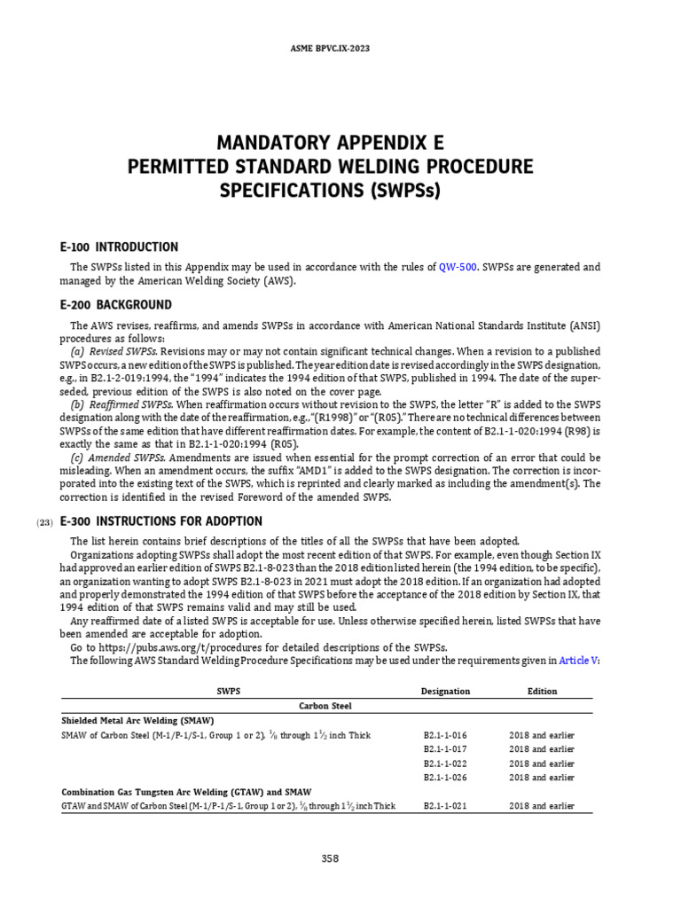 AWS Standard Welding Procedures Guide | PDF | Steel | Welding