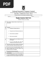 Fire Claim Form New India | PDF | Business | Law