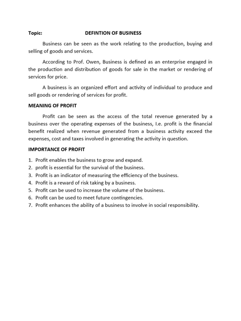 Introduction To Business | PDF | Partnership | Business