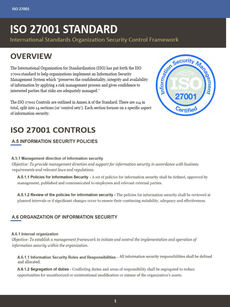 Standard | PDF | Information Security | Access Control Standard | PDF | Information Security | Access Control