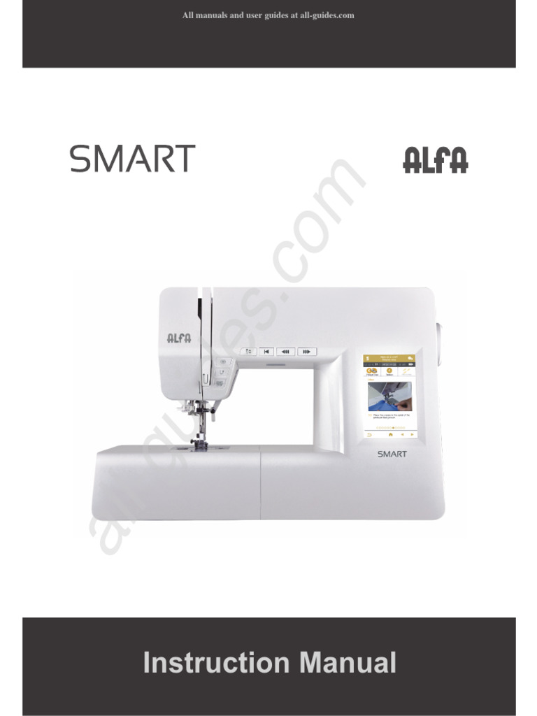 Alfa Sewing Machine User Manual | PDF | Sewing Machine | Sewing