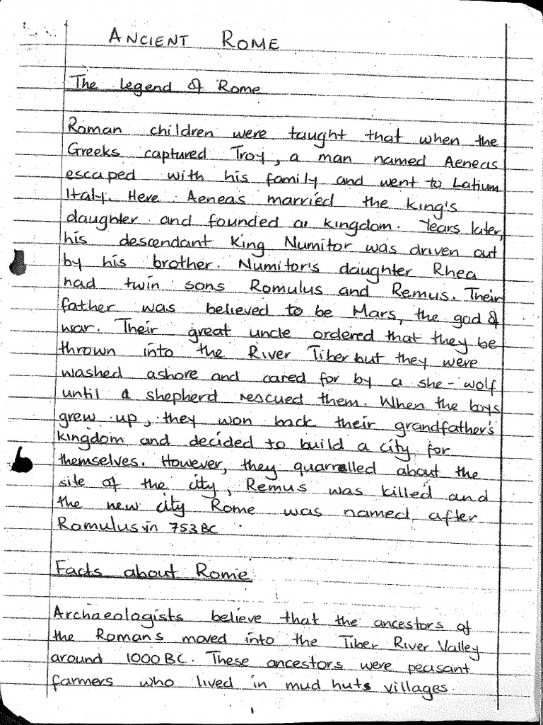 Ancient Rome Notes | PDF