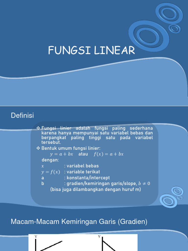 Fungsi Linear | PDF
