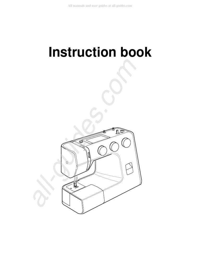 EuroPro Next 30 Sewing Machine Instruction Manual | PDF | Sewing ...