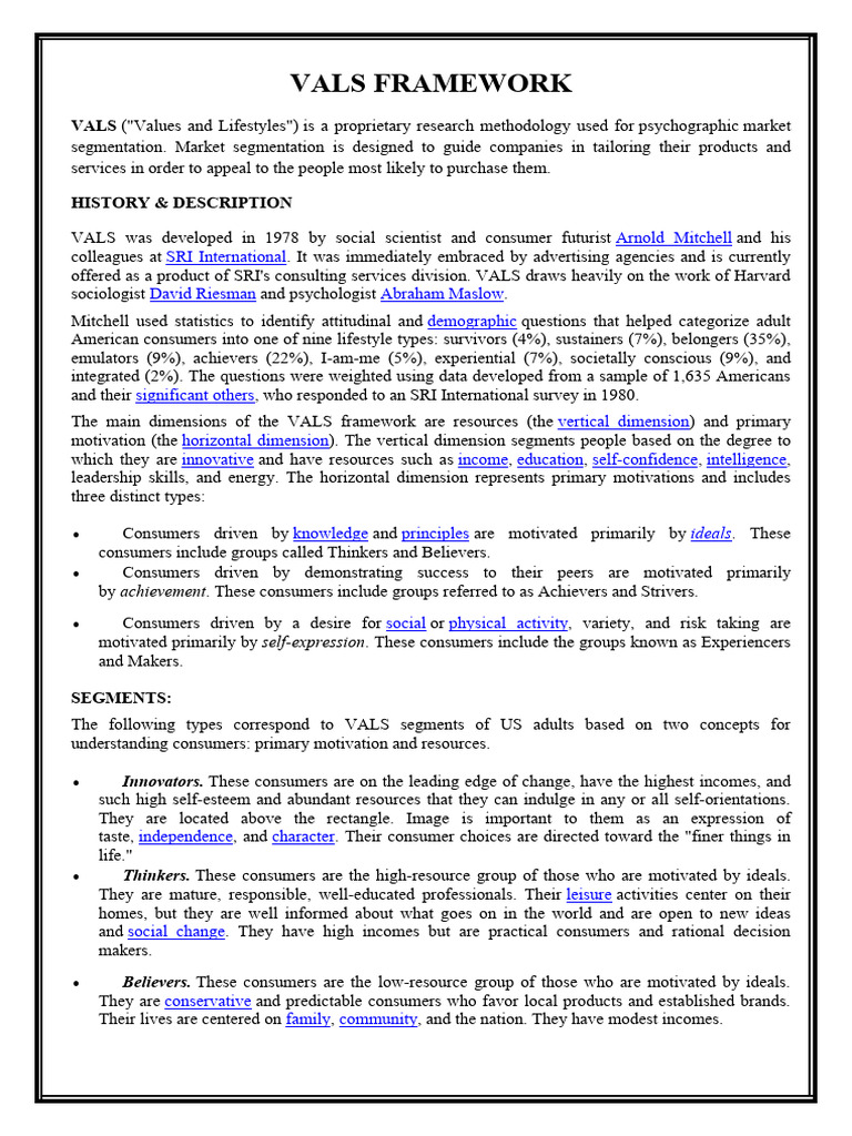 Vals Framework | PDF