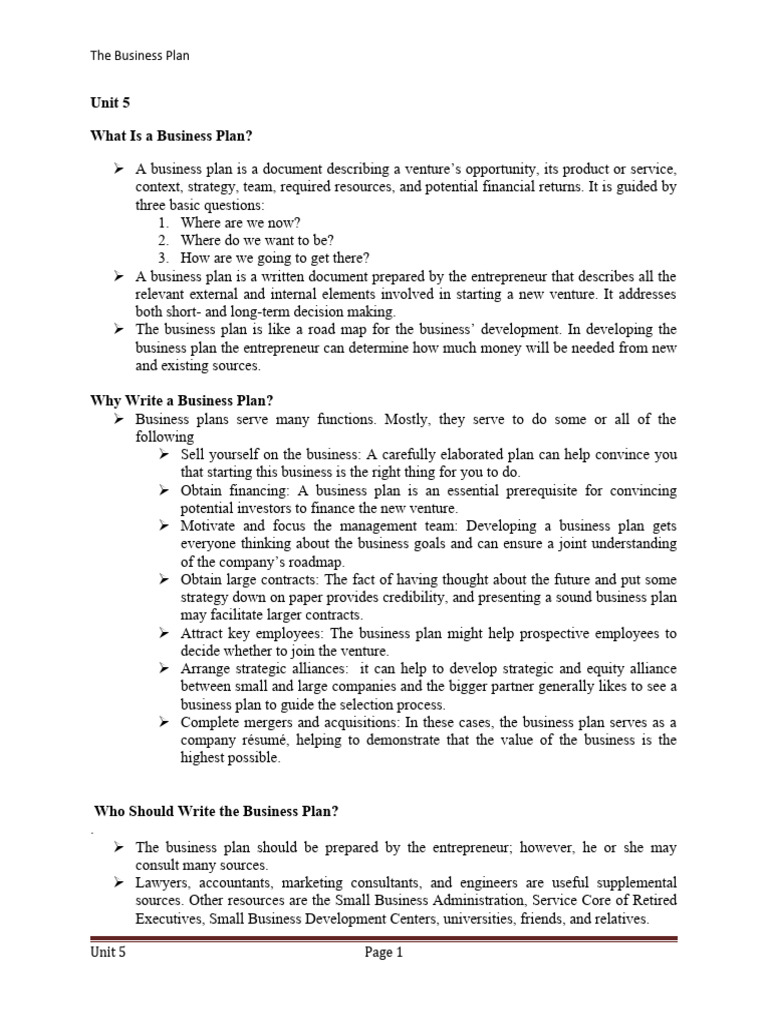 All You Need To Know About Business Plan | PDF | Business Plan | Marketing