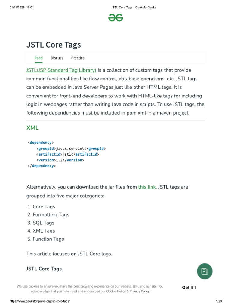 Core Tags | PDF