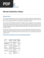 Lab Sheet Template | PDF | Medical Specialties | Clinical Medicine