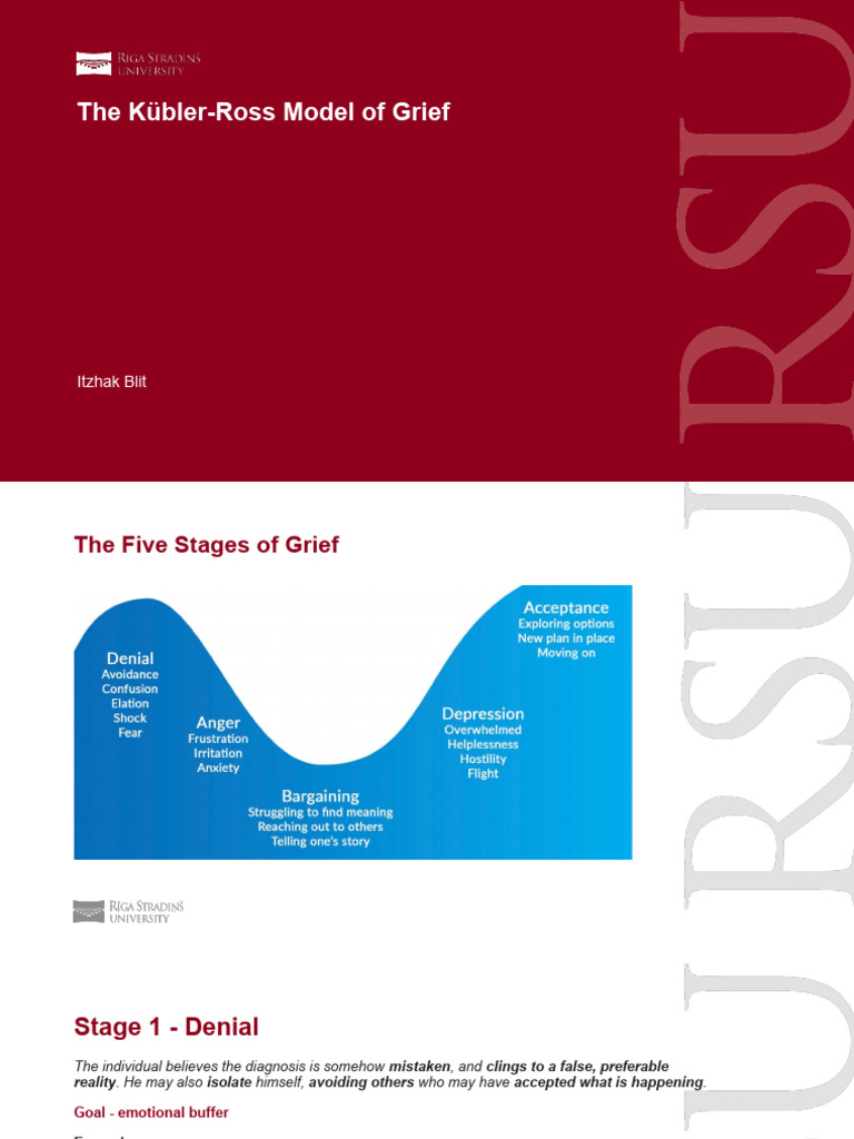 Medical Communication Kubler Ross Model of Grief | PDF