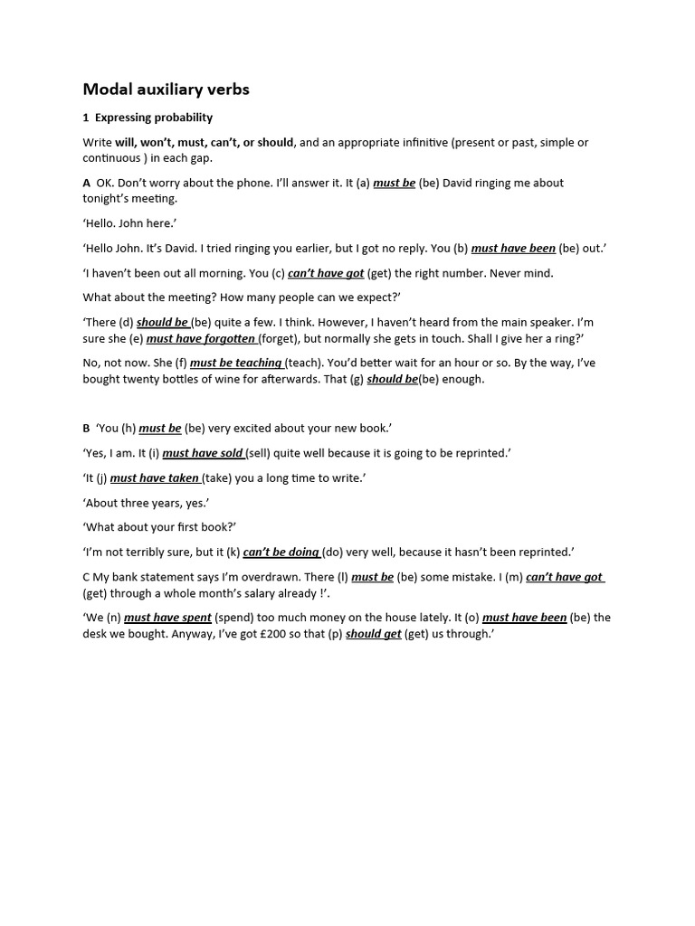 Modal Auxiliary Verbs Ex2 Pdf