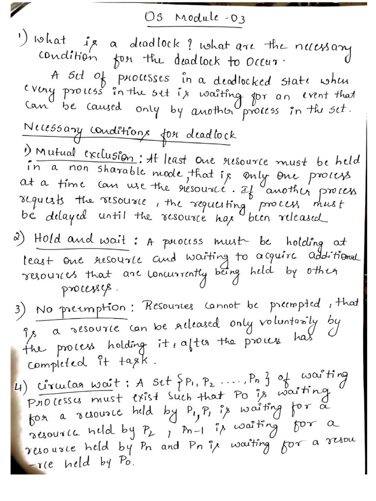 Os Module 3 Theory | PDF