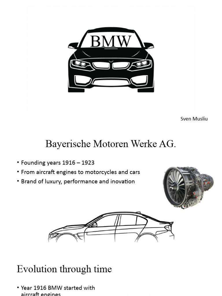 BMW: Evolution from Engines to Luxury Cars | PDF | Art