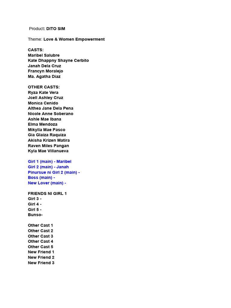 Commercial Script | PDF